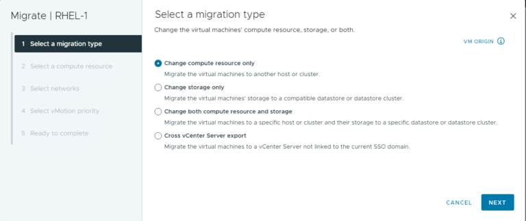 How to Perform Live VM Migration with vMotion in VMware vSphere 8 ...